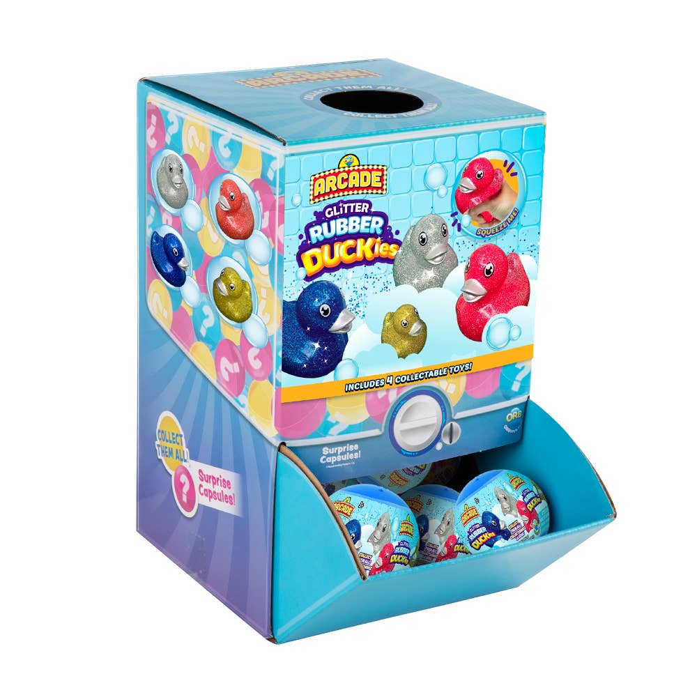 ORB™ Arcade Capsules Glitter Duck – Pinwheels Toys & Games