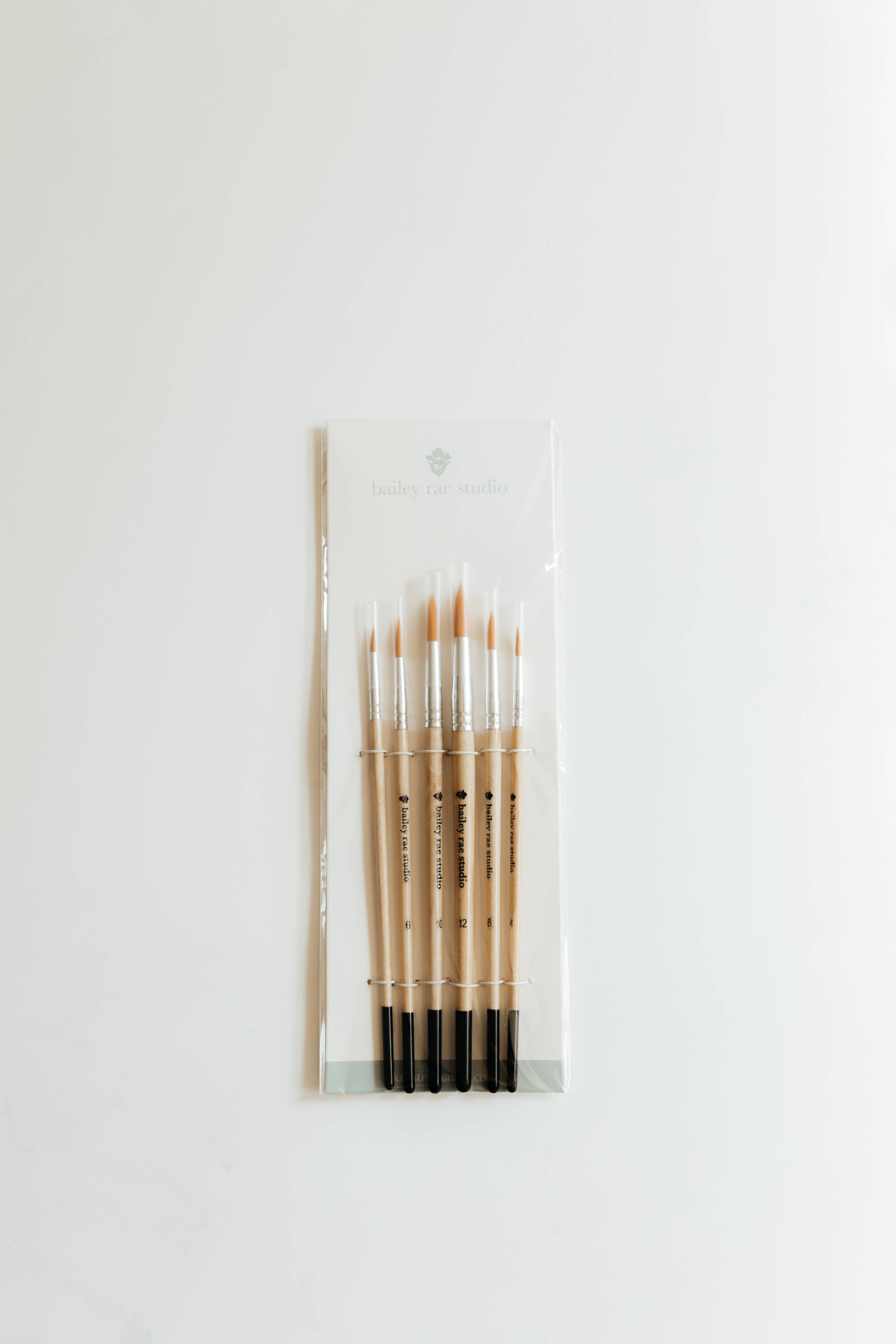 Round Tip Watercolor Brush Set -- 6 piece – Pinwheels Toys & Games