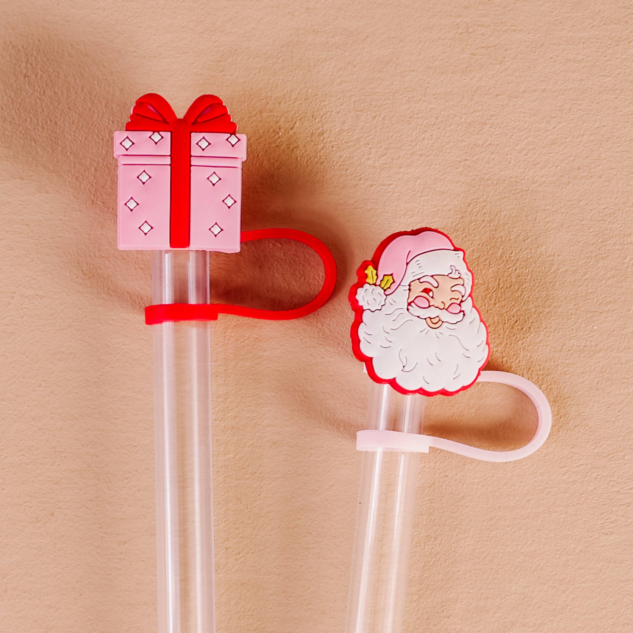 Straw Topper Set-Jolly Santa – Pinwheels Toys & Games